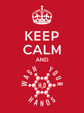 Keep Calm Wash Hands Free Stock Photo - Public Domain Pictures