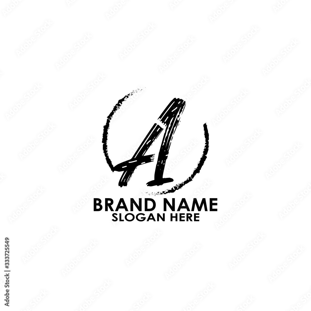 logo letter a1 vector design Stock Vector | Adobe Stock