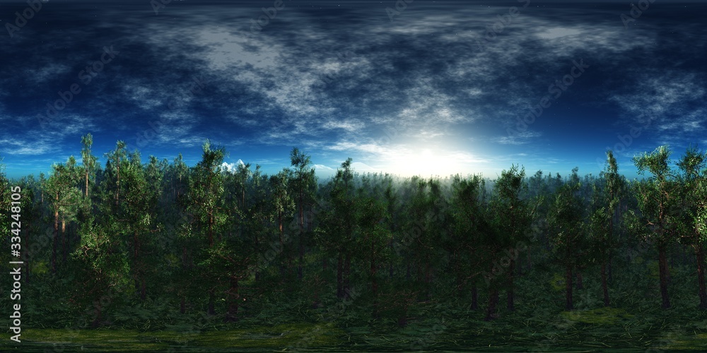 HDRI, environment map , Round panorama, spherical panorama, equidistant ...
