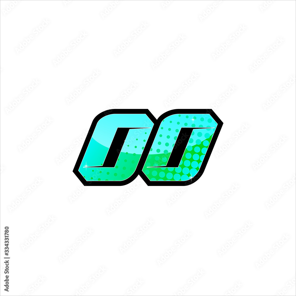 Vector Racing number 00, start racing number, sport race number with ...