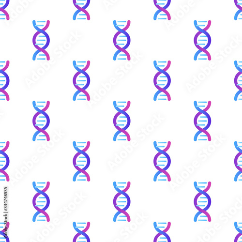 Genetic abstract concept. Vector color flat illustration. Seamless ...