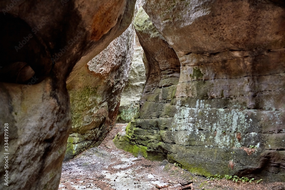 Errant Rocks (Błędne Skały) - a series of gorges, crevices, cracks ...