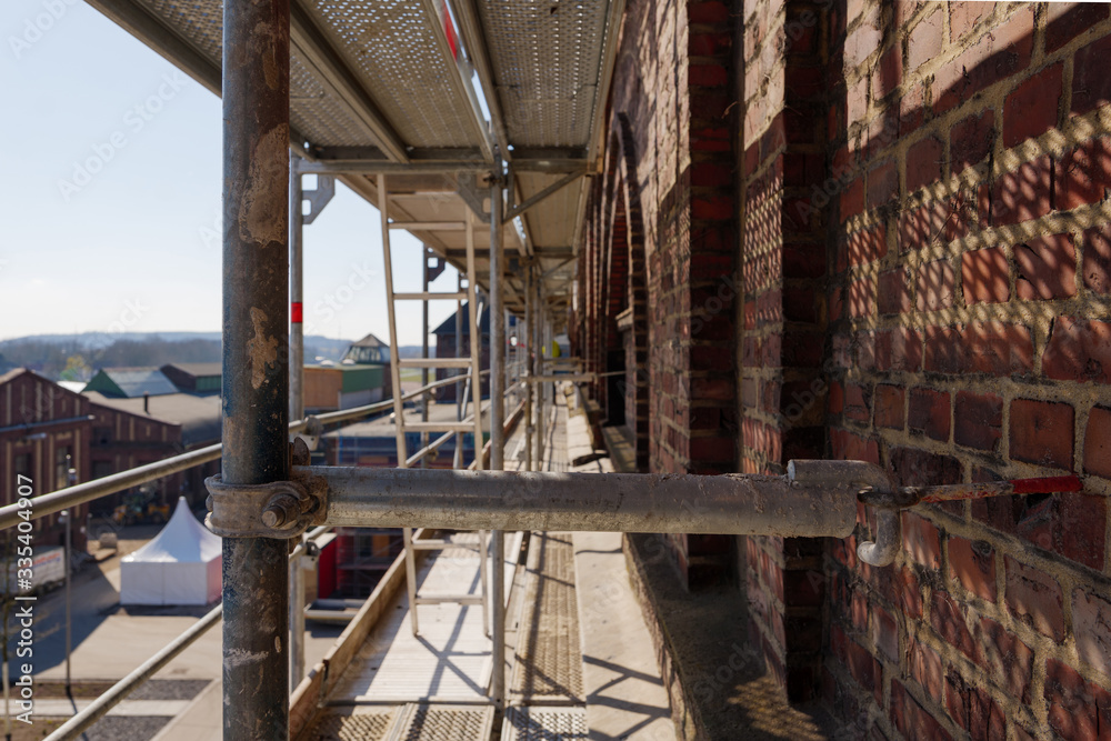 Diminishing perspective view and selected focus at the inner of ...