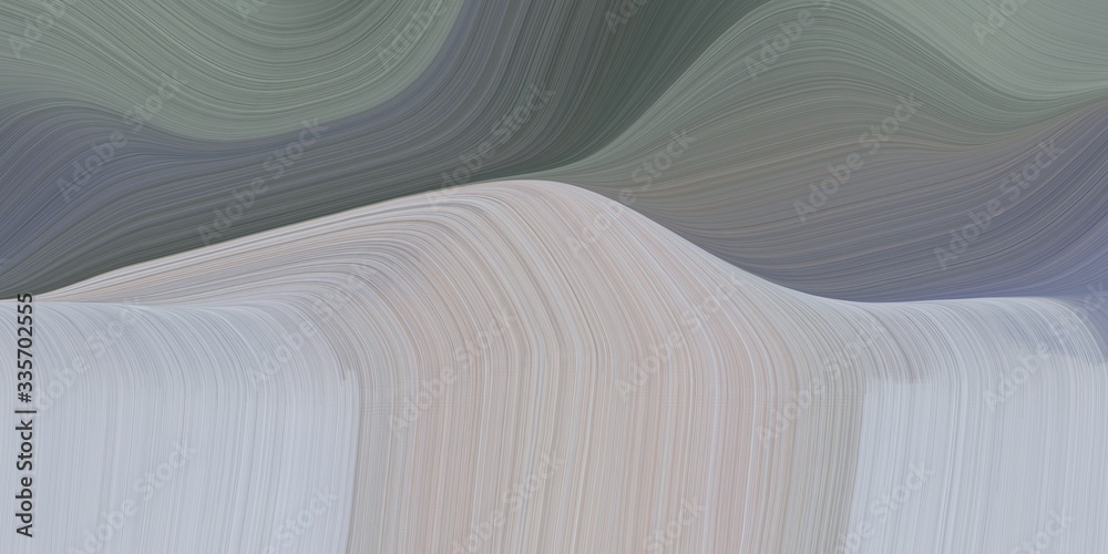graphic design background with abstract waves design with ash gray, dim ...