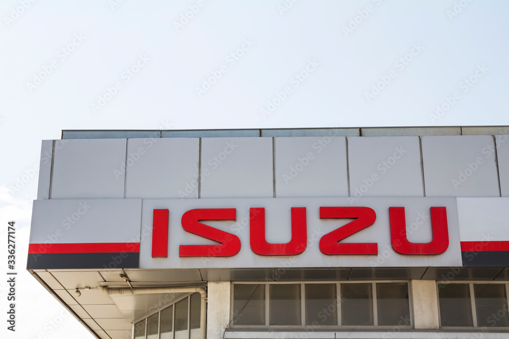 Ankara, Turkey : Isuzu dealership signage. Isuzu is a Japanese ...