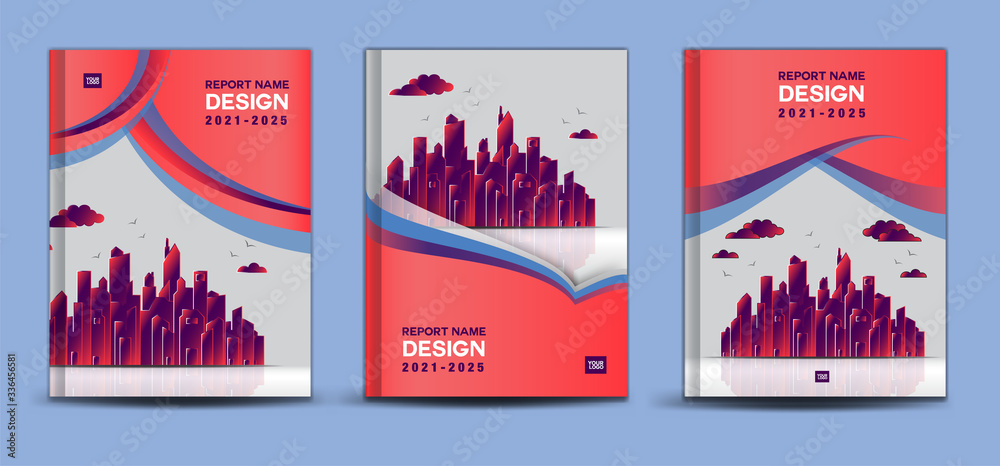 Cover template set, Annual report 2020, Business brochure flyer ...