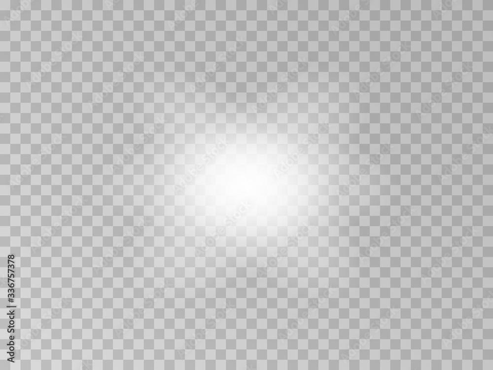 Vector png glowing light effect. Shine, glare, flare, flash ...