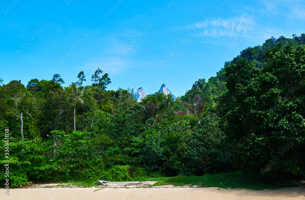 Tioman tropical island in Malaysia. South China sea. Southeast Asia ...