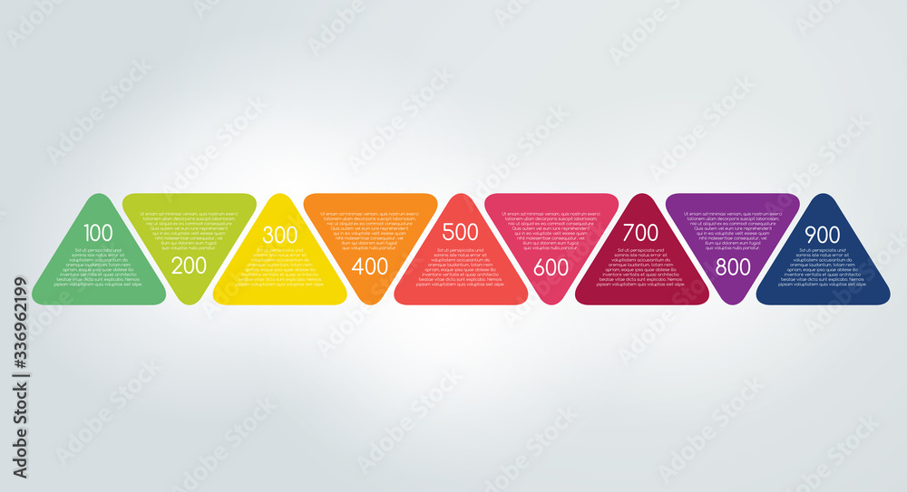 Timeline, table, schedule, template, infographic. Stock Vector | Adobe ...