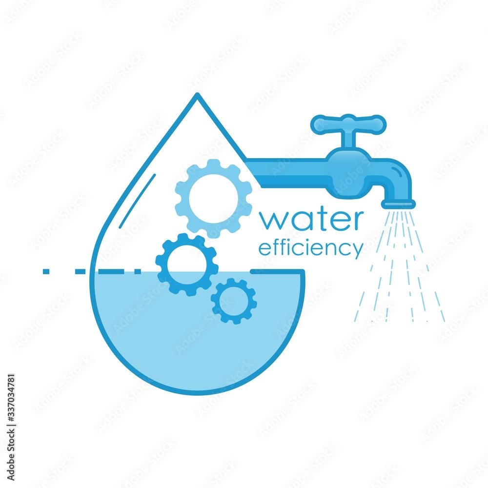 Water efficiency. Management of water resource to optimize uasge ...