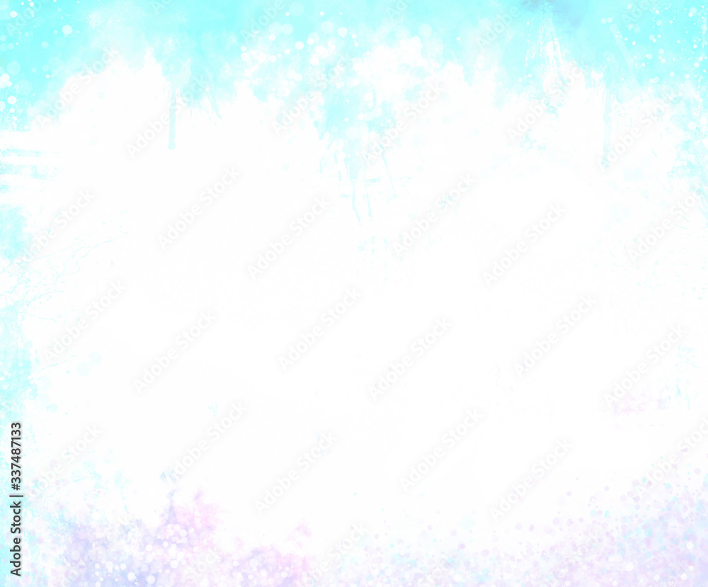 Retro light blue washed out white background. Texture with violet blue ...