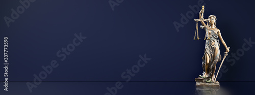 The Statue of Justice - lady justice or Iustitia / Justitia the Roman ...