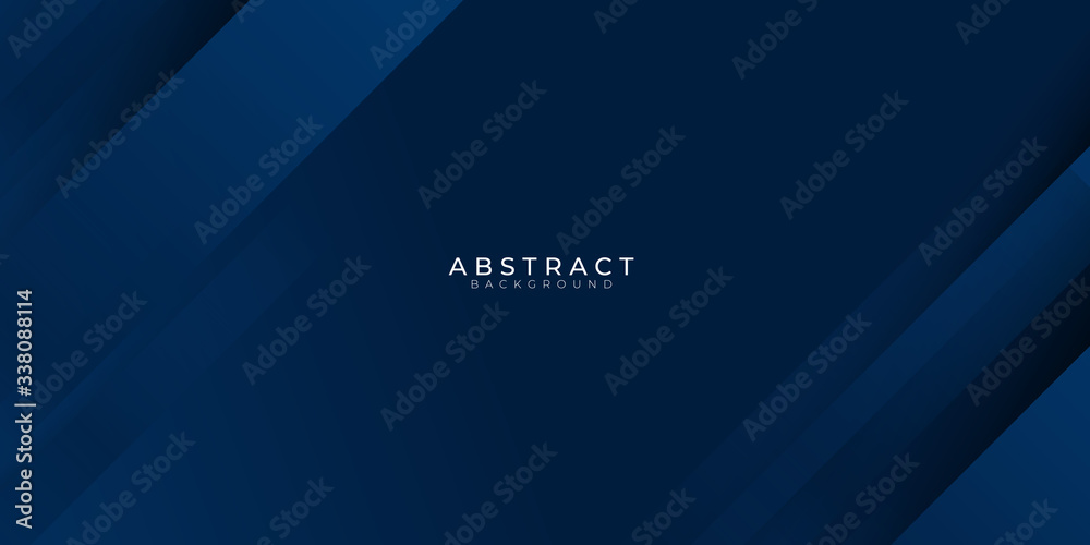 Modern blue abstract presentation background with shadow 3d layered ...
