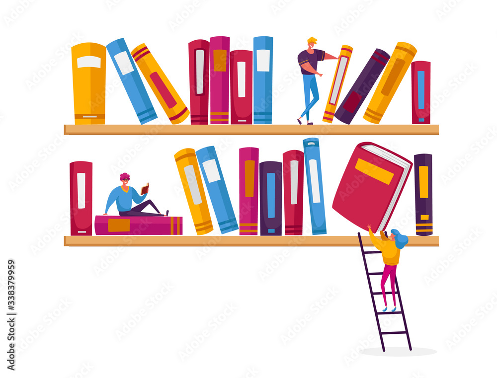 People Read and Study, Students Prepare for Examination, Gaining ...