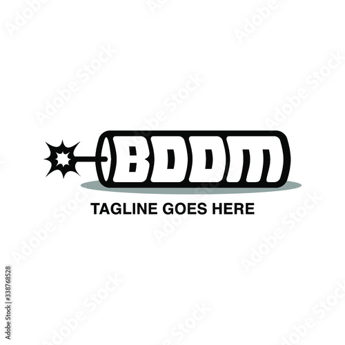 boom logo design inspiration, Design element for logo, poster, card ...