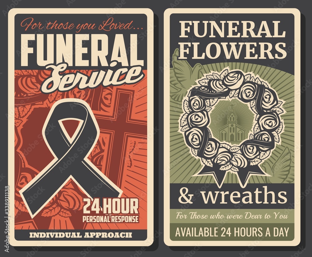 Funeral service, burial ceremony and church farewell memorial. Funeral ...