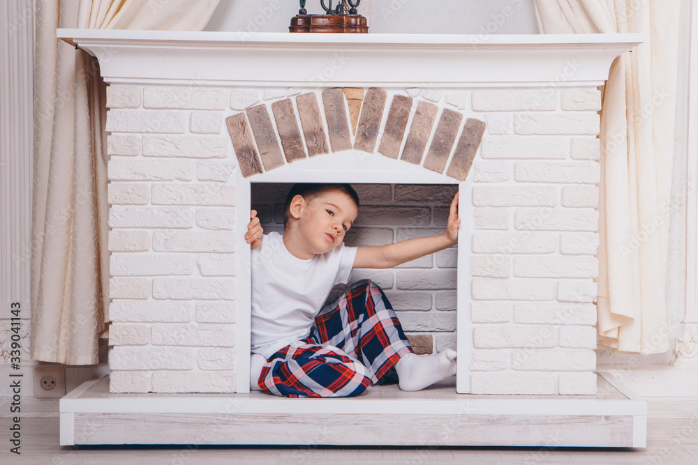 the concept of a healthy lifestyle, child protection, home interior-a ...