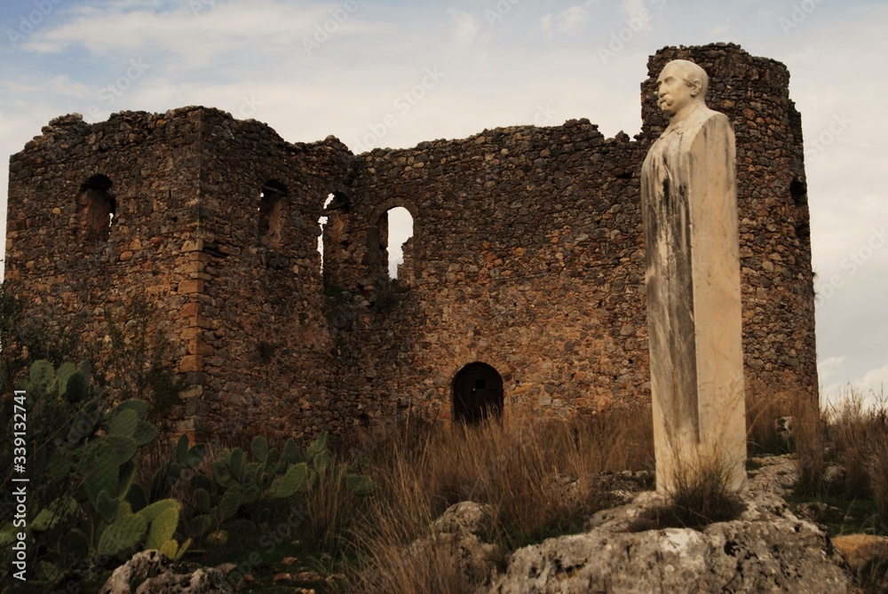 Ruins of the Tower of Koumoundouros, also known as the Castle of ...