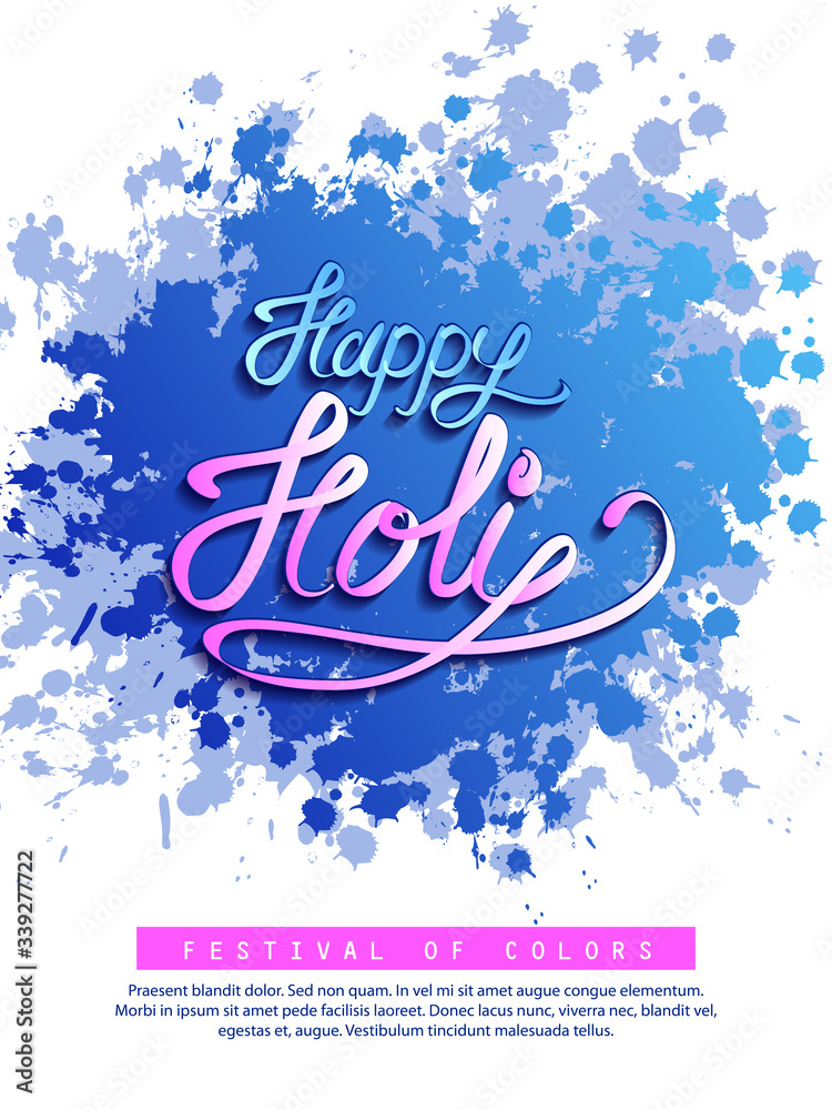 easy to edit vector illustration of Colorful Happy Holiday background ...