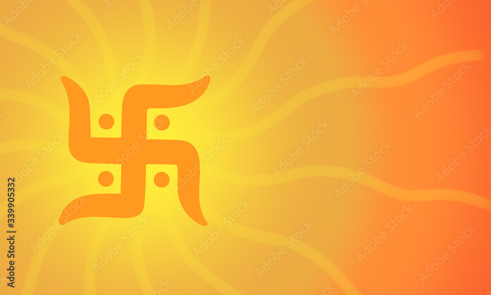 vector swastik on an abstract background Stock Illustration | Adobe Stock