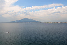Vesuvius Seen From The Sea Free Stock Photo - Public Domain Pictures