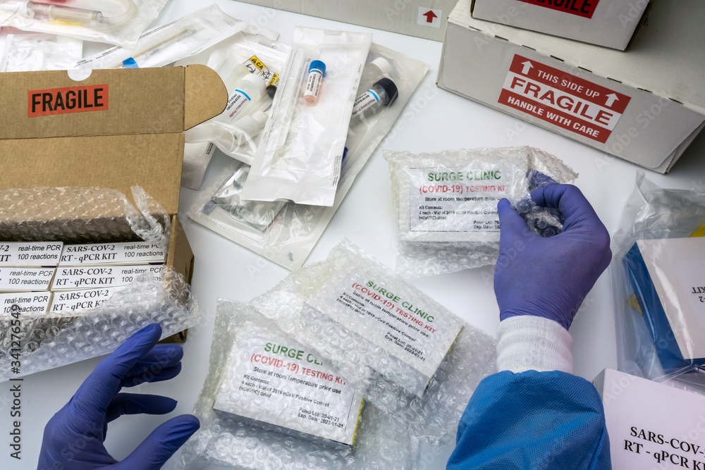 Novel coronavirus 2019 nCoV pcr diagnostics kit. This is RT-PCR kit to ...