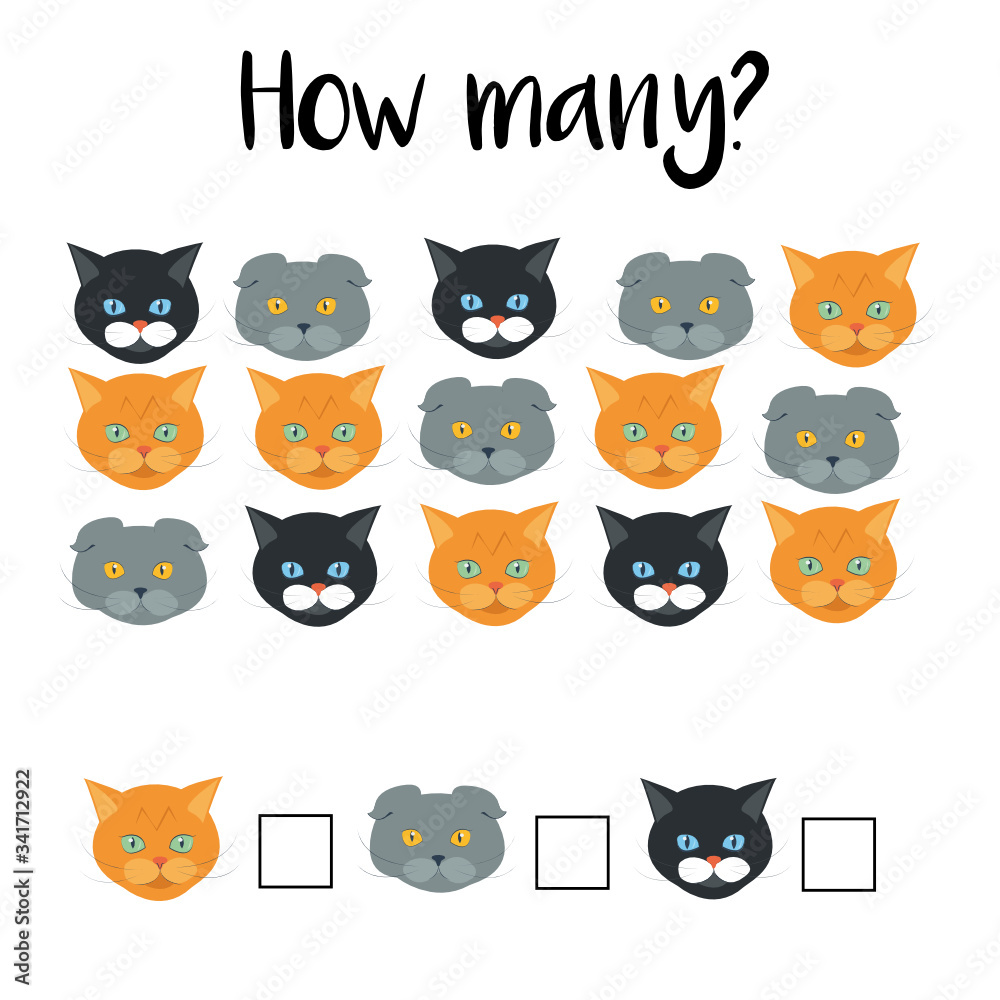 How many objects.Preschool Counting Activities. Printable worksheet ...