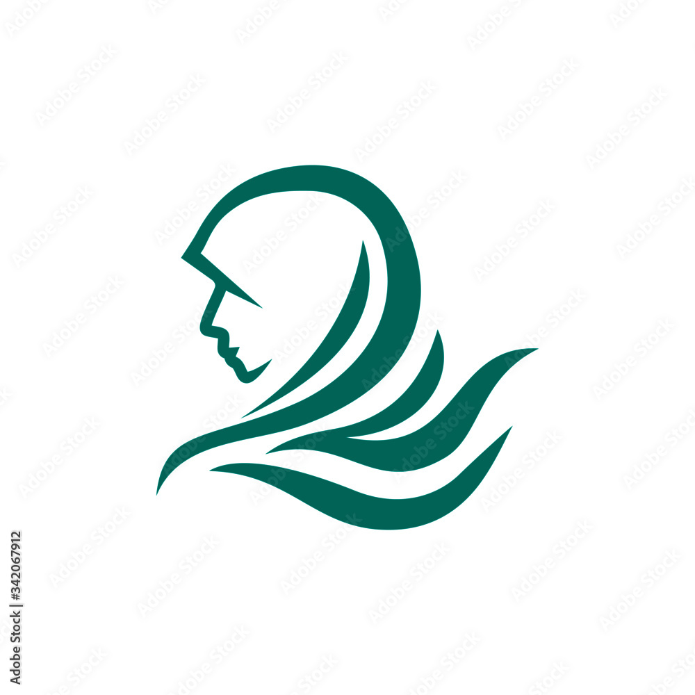 Muslim fashion logo vector Stock Vector | Adobe Stock