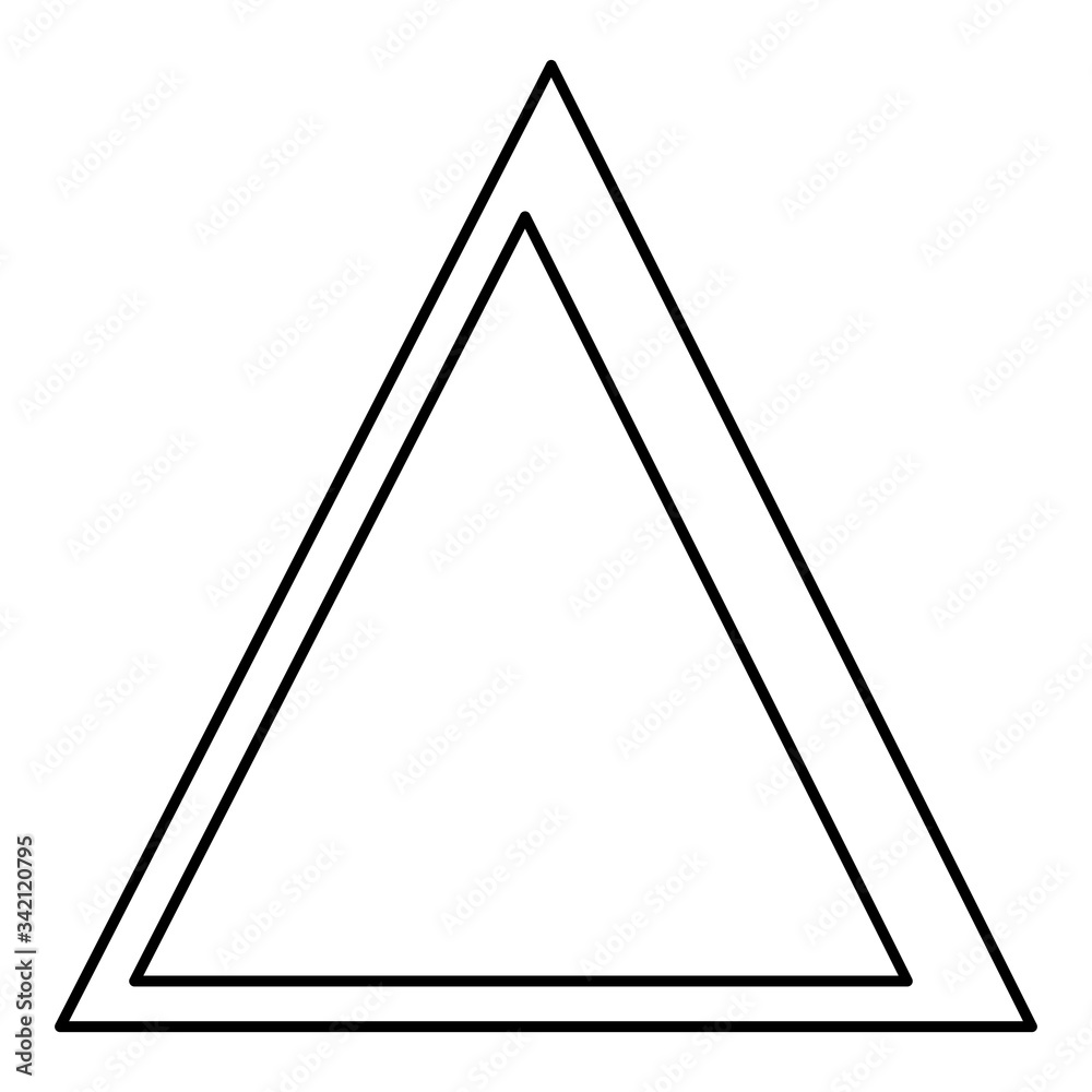 Delta greek symbol capital letter uppercase font icon outline black ...