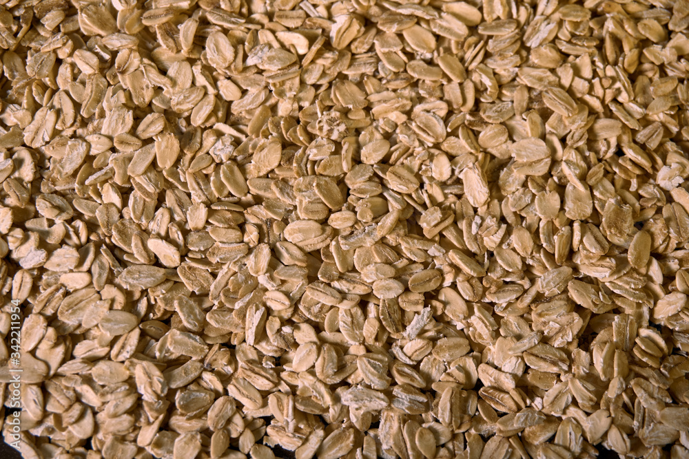 Textura de avena cruda Stock Photo | Adobe Stock