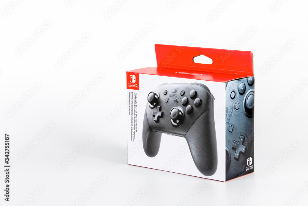 Nintendo Pro Controller in box for Nintendo Switch, black console for ...