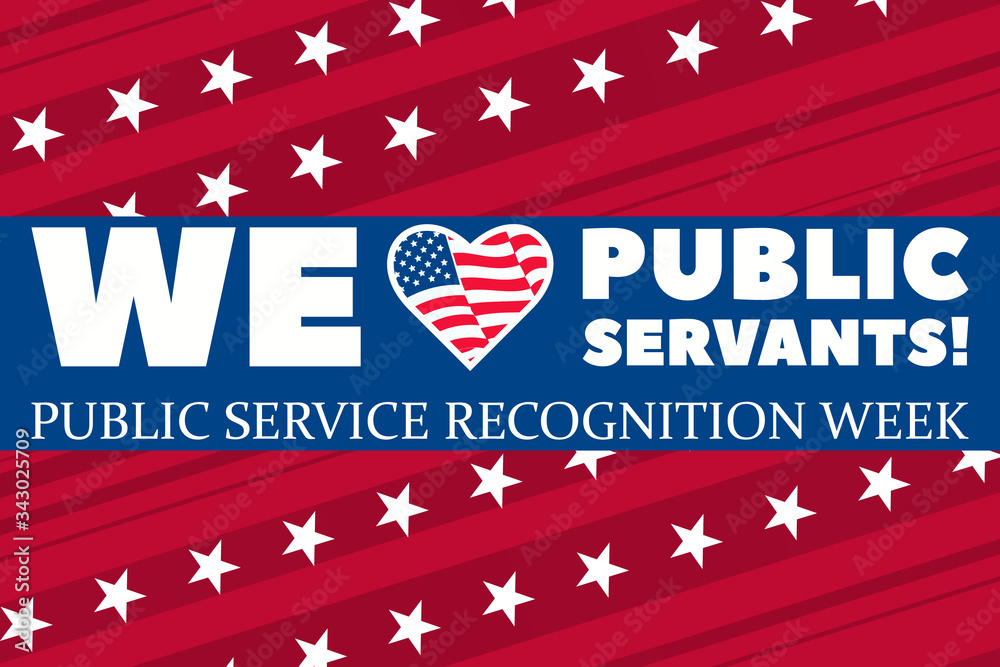 Ilustración de Stock Public Service Recognition Week is a week ...