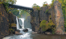 Rock Bridge And Fallen Tree In Fall Free Stock Photo - Public Domain ...
