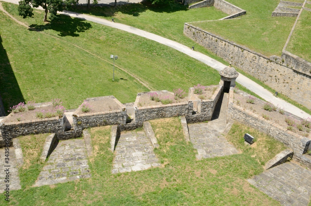 Medieval fort in Pamplona, Spain Stock Photo | Adobe Stock