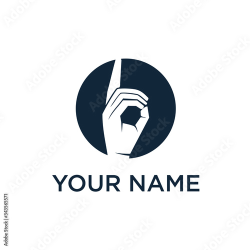 finger vector, finger logo design. hand Vector silhouette illustration ...