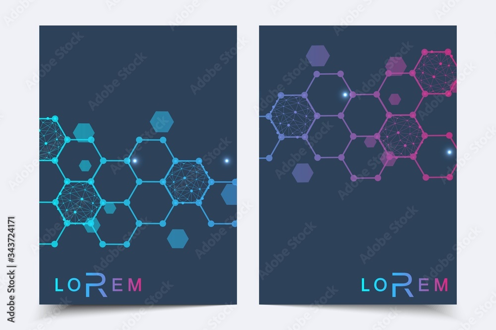 Vector templates for brochure magazine leaflet flyer cover booklet ...