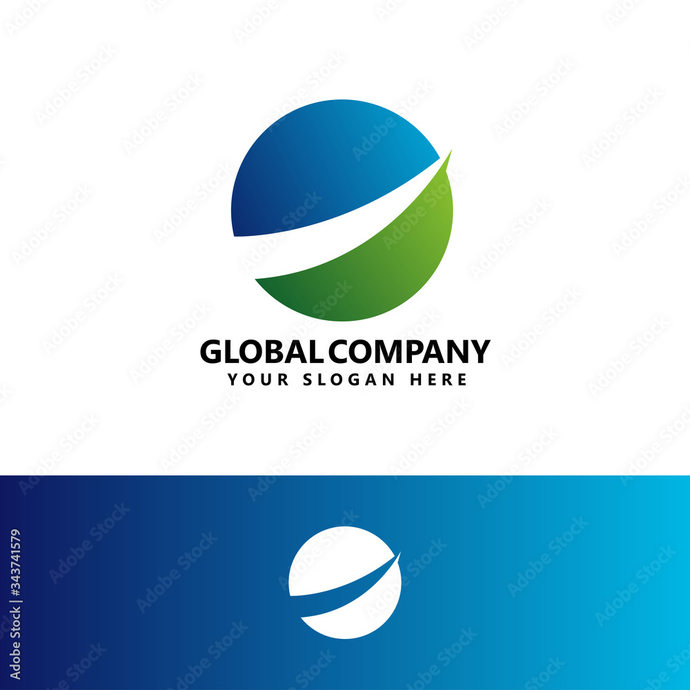 Global Company Logo Design Vector Template. can be used for corporate ...