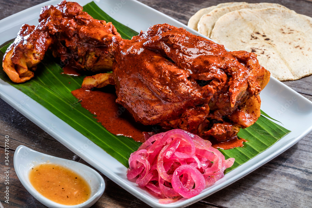 Chamorro de Cerdo al Pibil Stock Photo | Adobe Stock