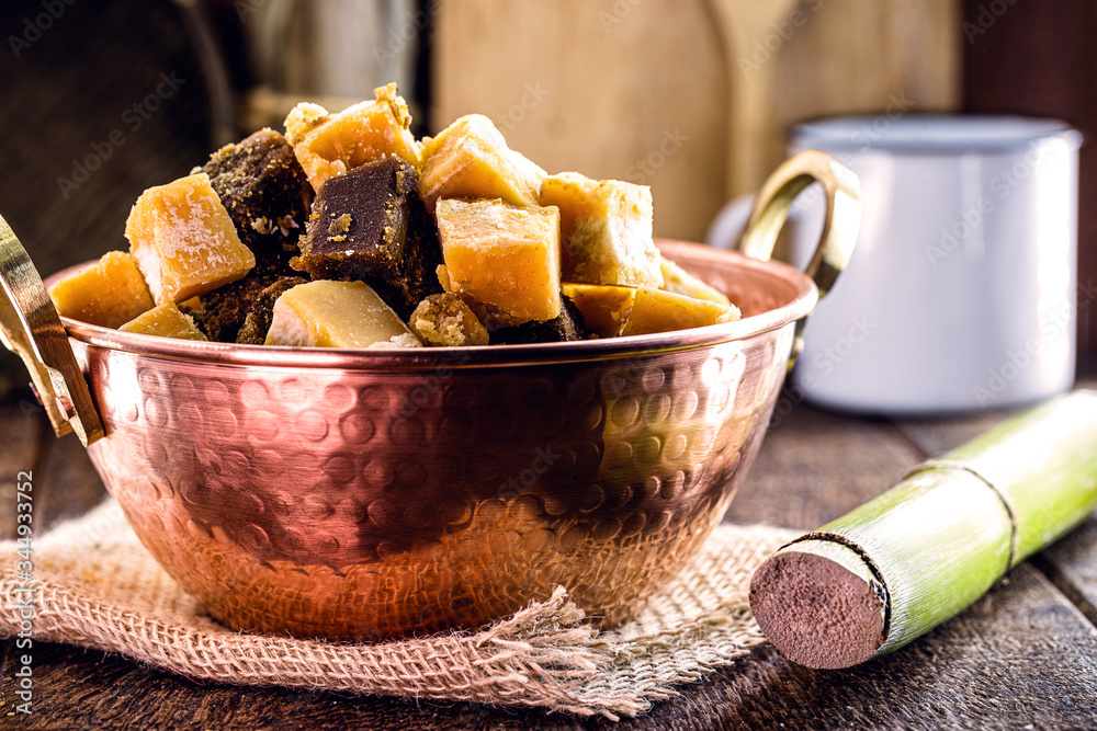 typical sugar cane and molasses sweet, made in brazil and latin america ...