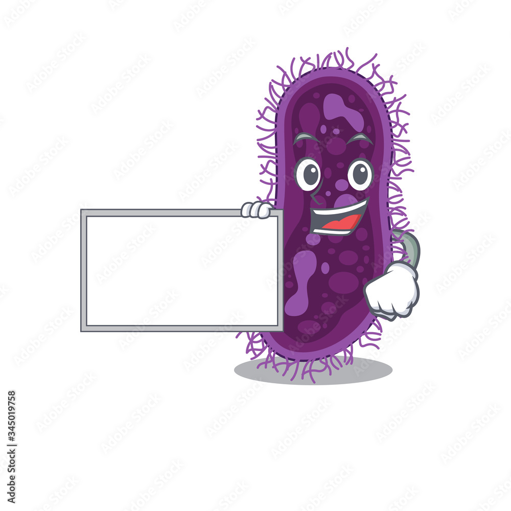 Lactobacillus rhamnosus bacteria cartoon character design style with ...