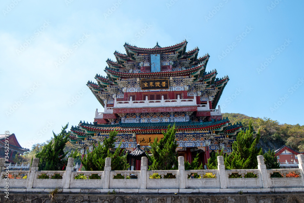 Tianmen Temple, Tianmen Mountain, Zhangjiajie, China Stock Photo ...