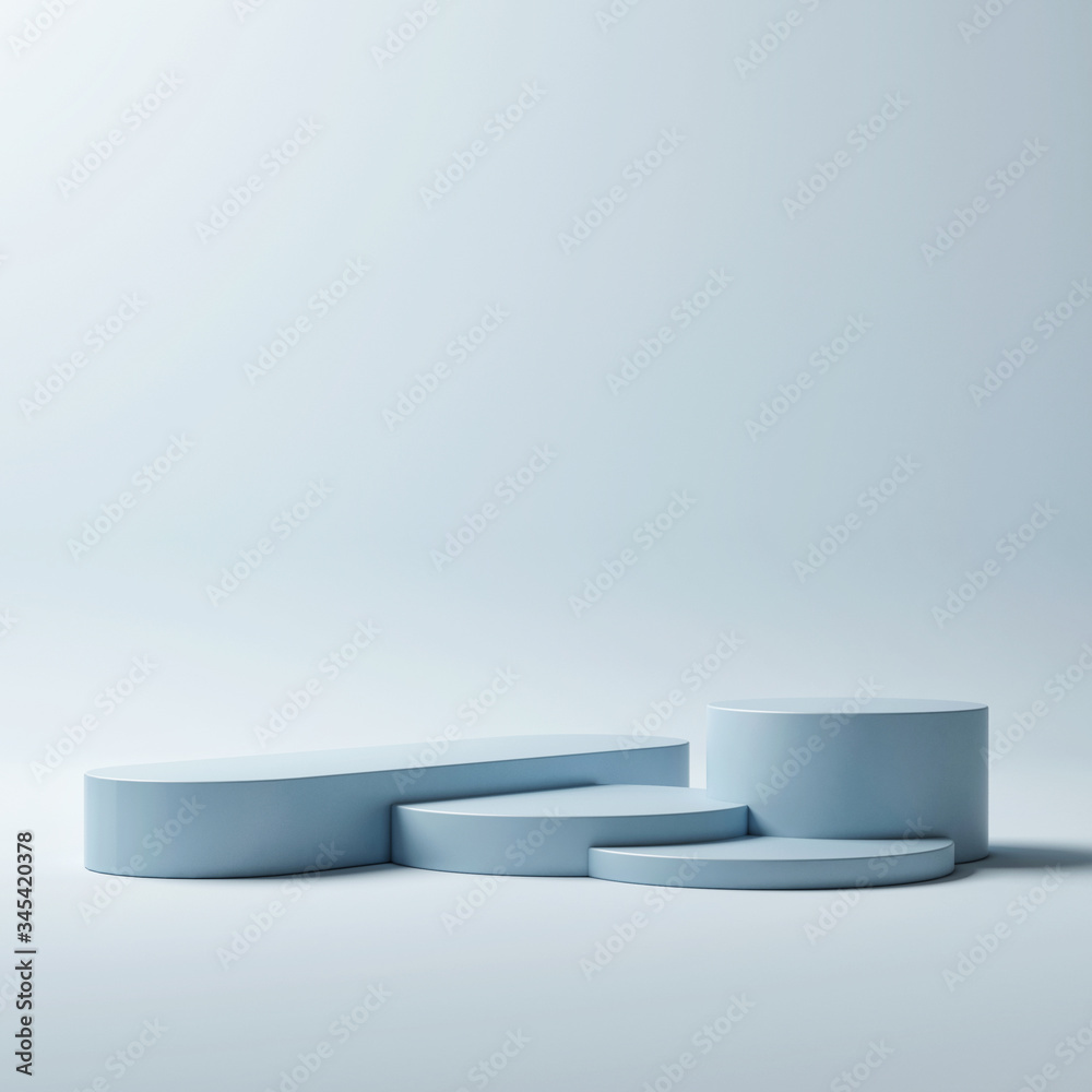 Mockup podium for product presentation, winner podium, 3d render, 3d ...