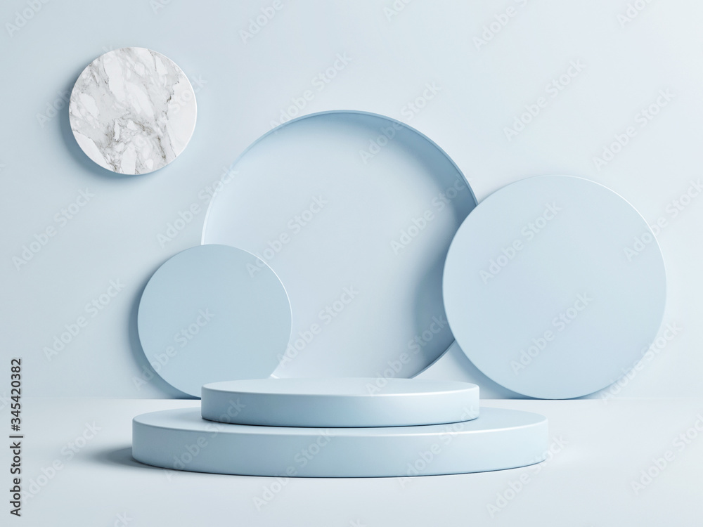 Mockup podium for product presentation, winner podium, 3d render, 3d ...