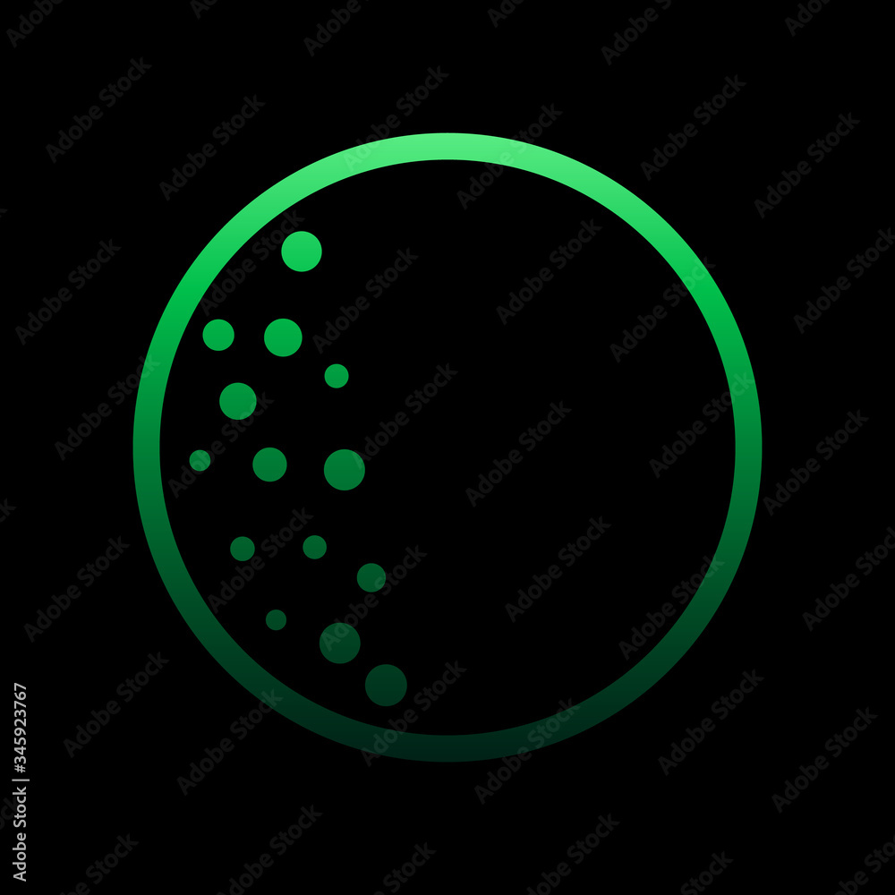 Full moon sign nolan icon. Simple thin line, outline vector of weather ...