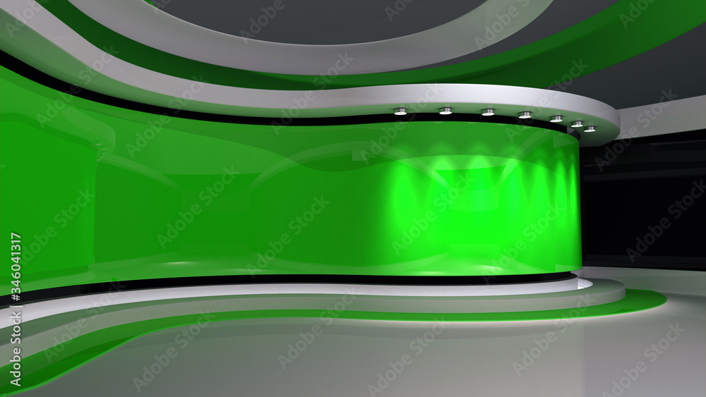 Green Studio. Green backdrop. News studio. The perfect backdrop for any ...