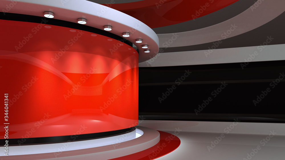 Red Studio. Red backdrop. News studio. The perfect backdrop for any ...