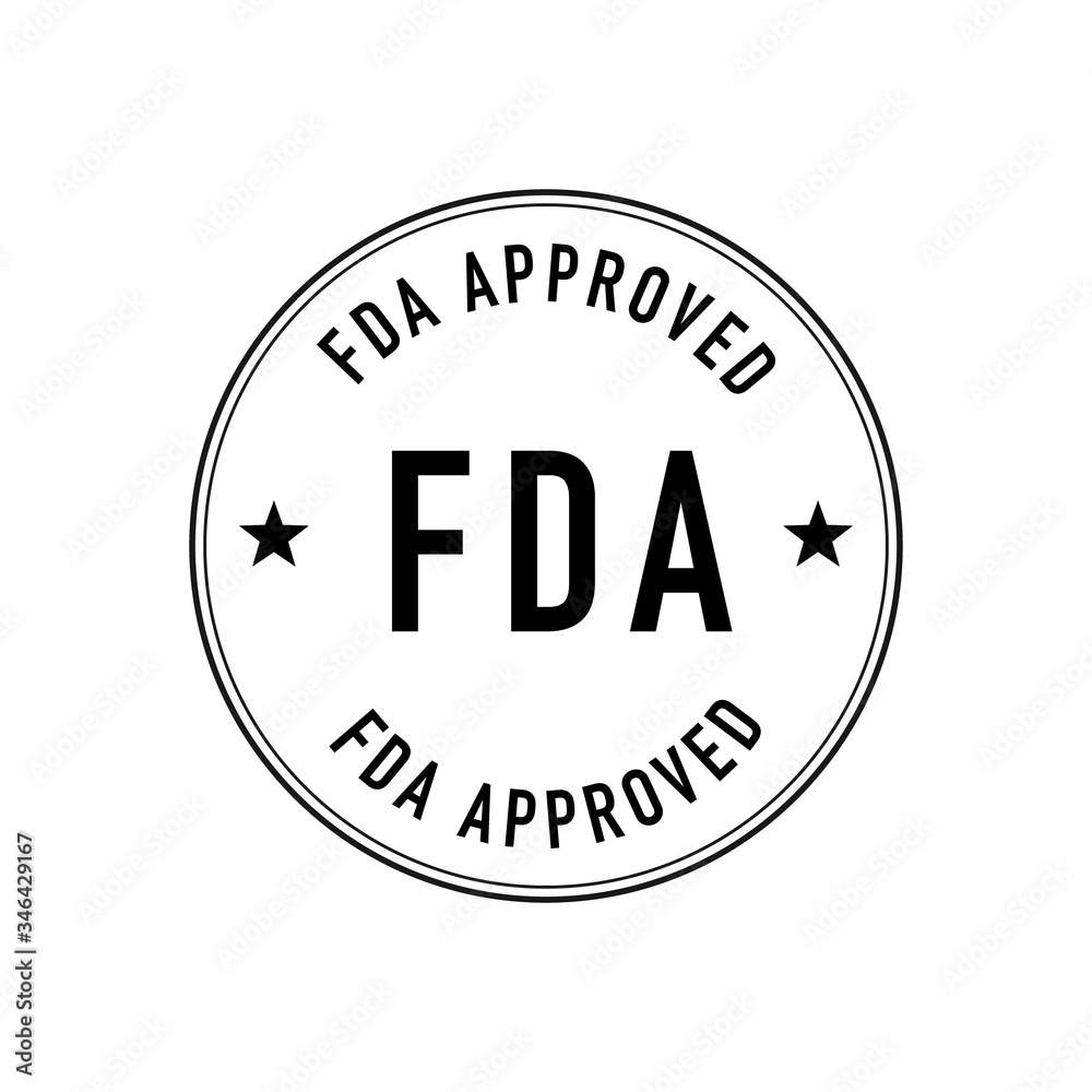 Fda approved stamp. Vector Stock Vector | Adobe Stock