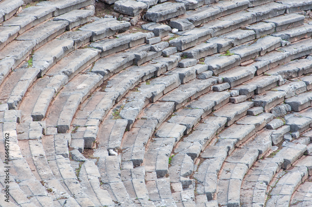 ancient, stone, theater, amphitheater, texture, architecture, pattern ...
