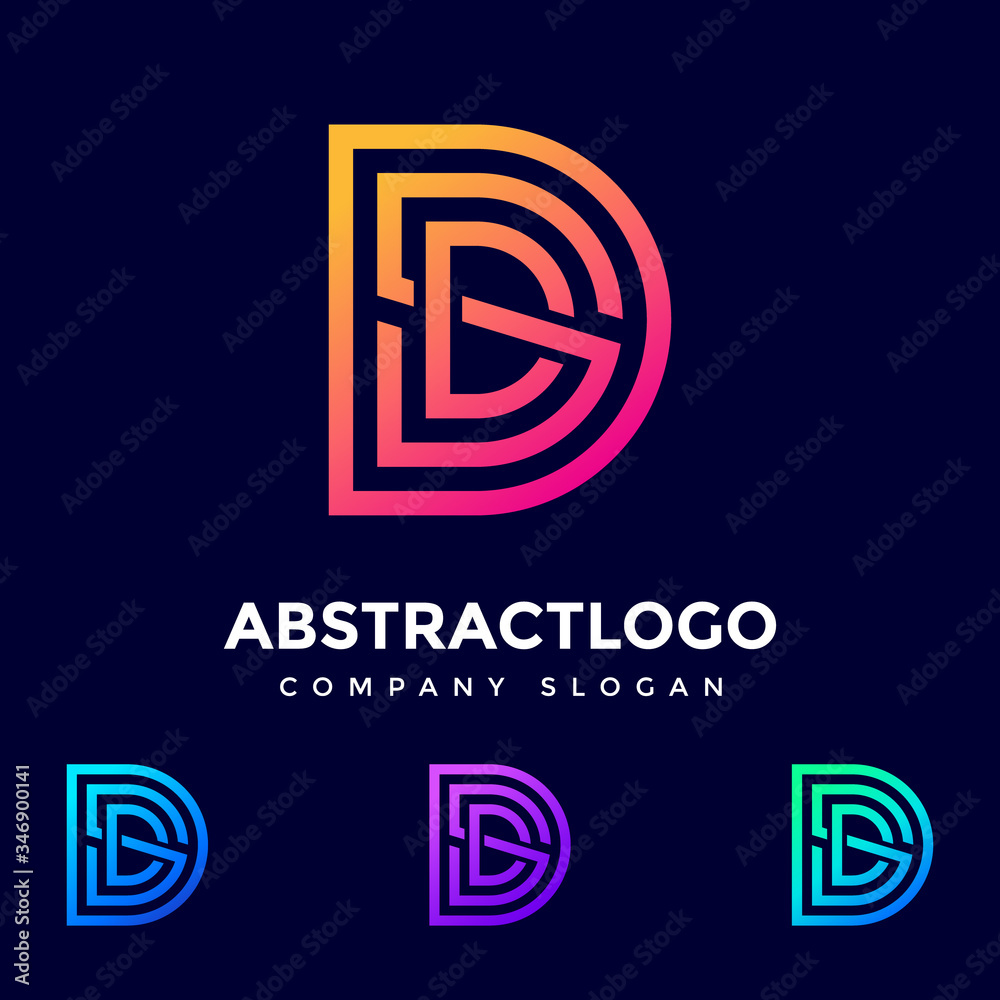 simple letter DSD logo design element template Stock Vector | Adobe Stock
