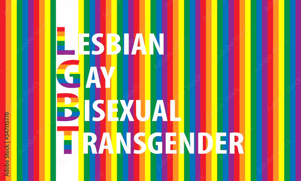 Pride Celebrating LGBT culture symbol. LGBT flag vector design. Stock ...